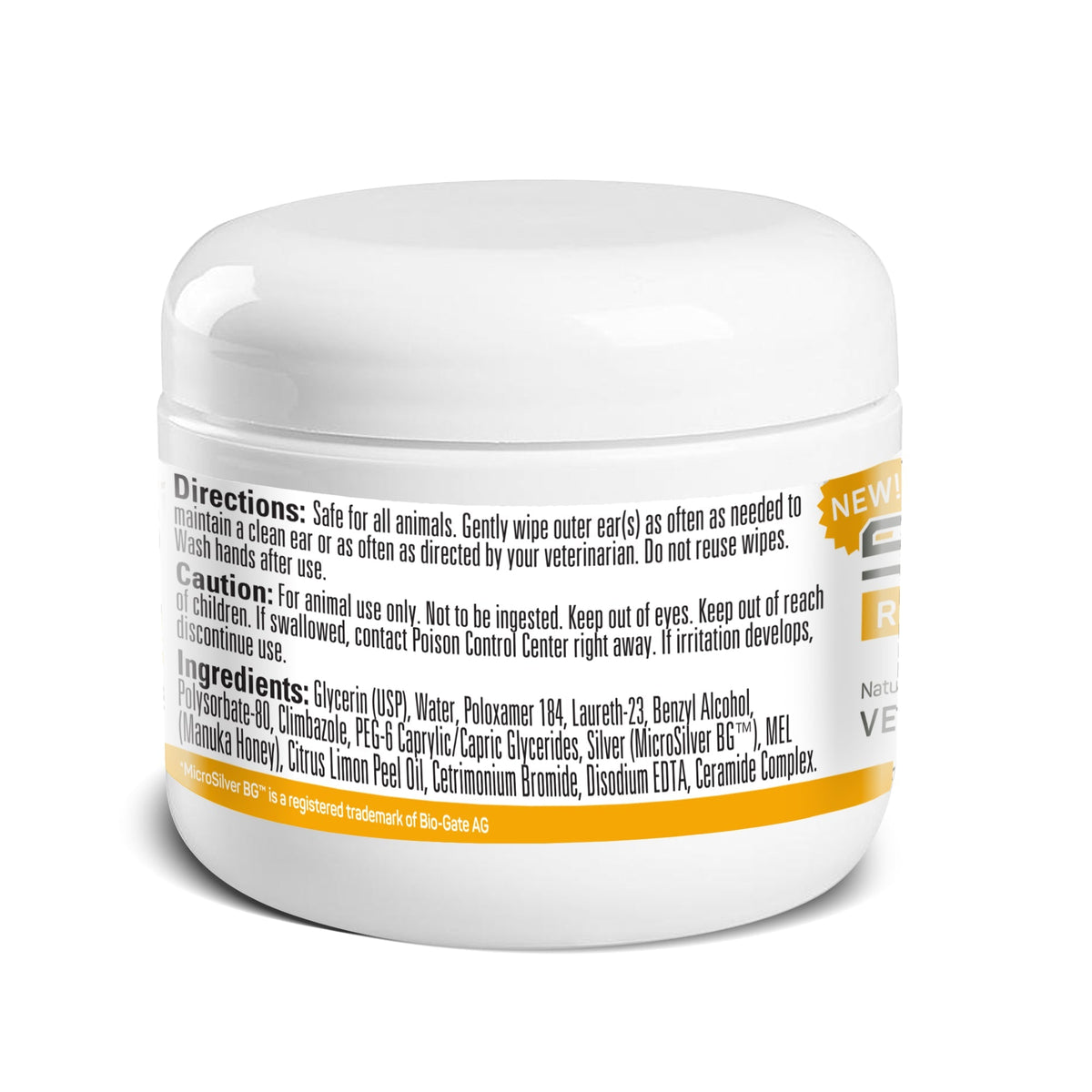 Absorbine Silver Honey® Rapid Ear Care Vet Strength Pet Wipes - Compton ...